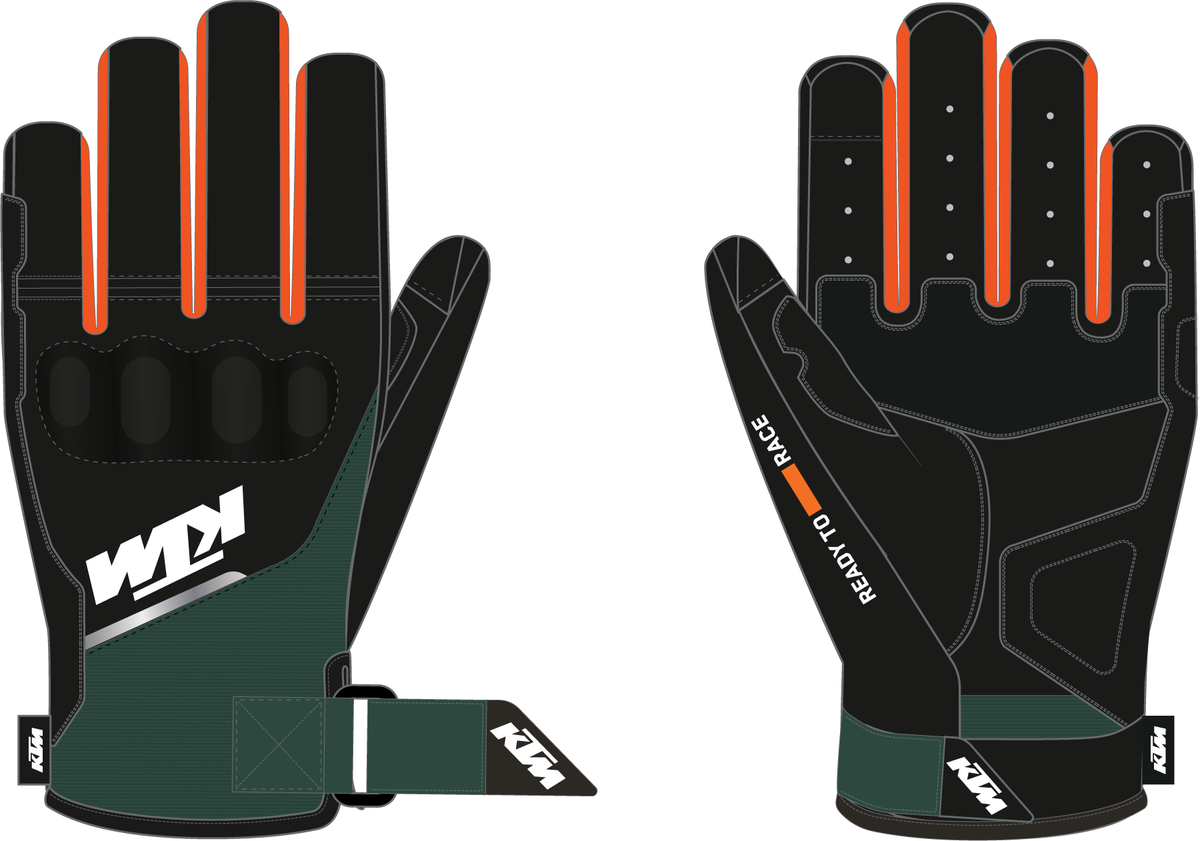 TWO 4 RIDE V3 GLOVES BLK/GREEN – World Of KTM
